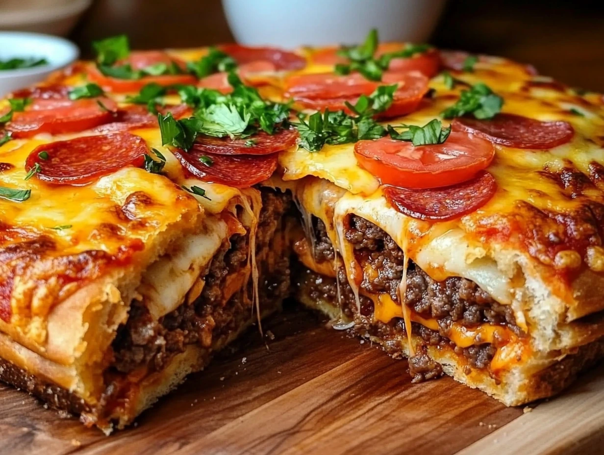 PIZZA BURGER PIE - CuisineCove