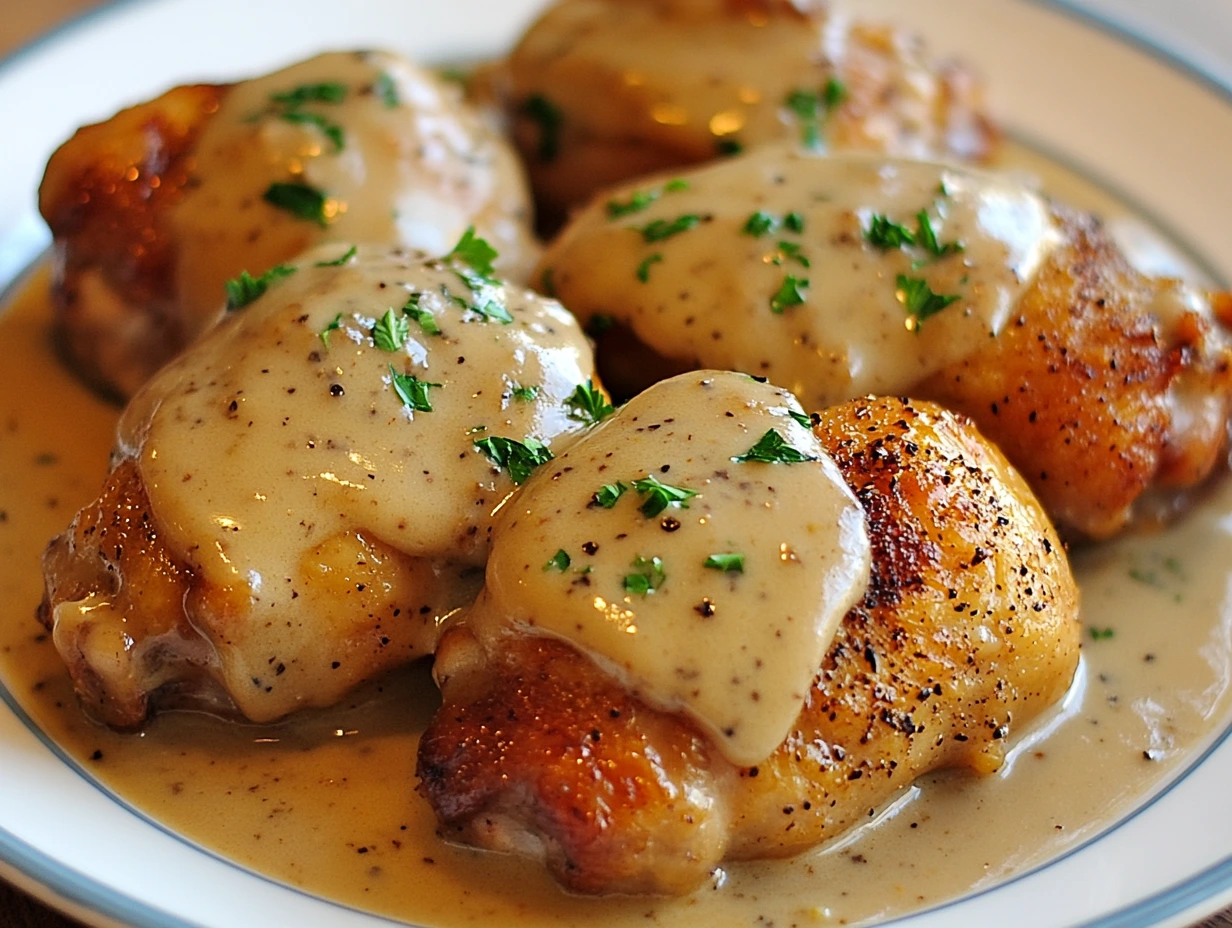 SOUTHERN SMOTHERED CHICKEN - CuisineCove