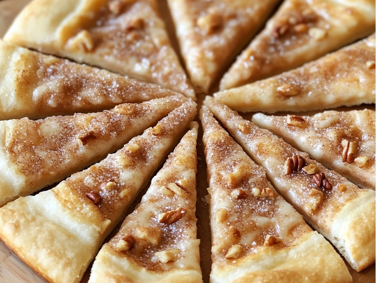 CINNAMON-SUGAR PIZZA MADE WITH CRESCENT ROLLS - CuisineCove