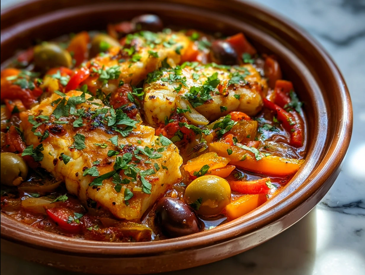 Moroccan Fish Tagine with Ginger & Saffron - CuisineCove