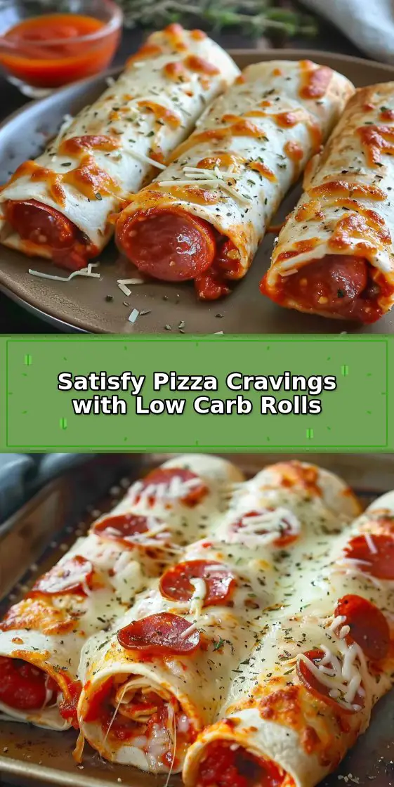 Cheesy Pepperoni Roll-Ups: Low Carb Pizza Cravings Solved