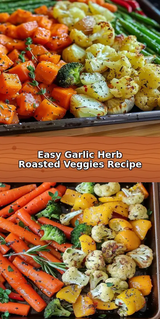 Easy Garlic Herb Roasted Vegetables with Frozen Veggies