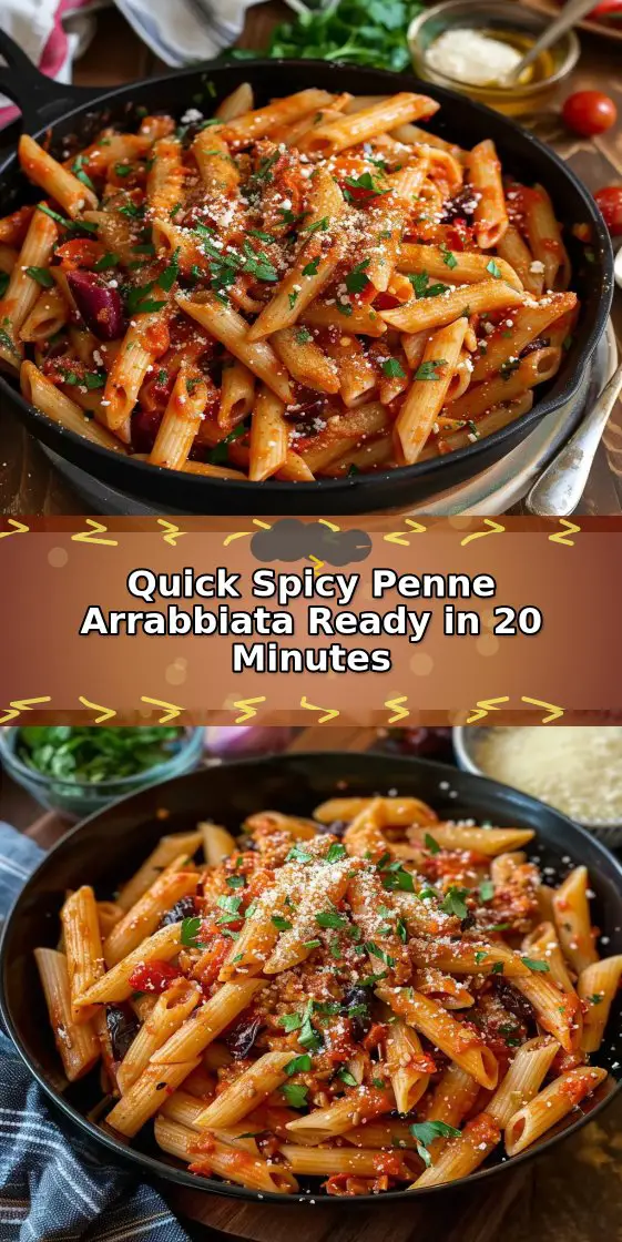 Spicy Penne Arrabbiata: Quick & Easy Italian Recipe