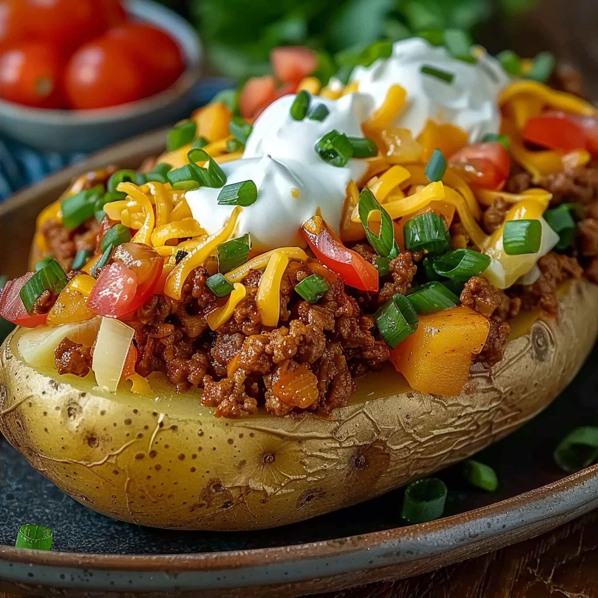 Ultimate Taco Stuffed Baked Potatoes Recipe You’ll Love