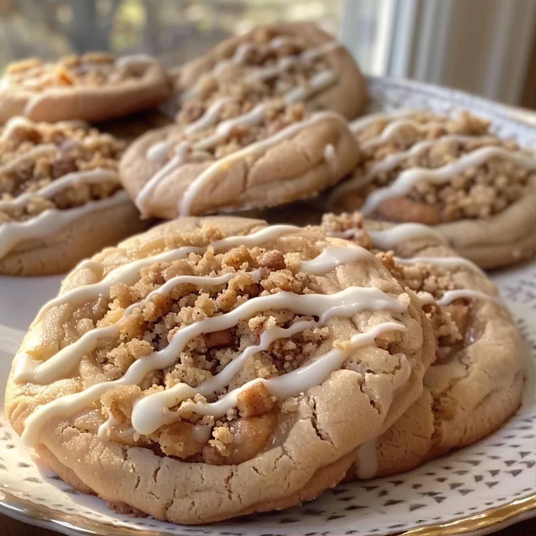 Gilmore Girls Coffee Cake Cookies with Crumb Topping Recipe