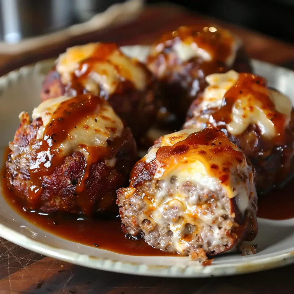 Crispy BBQ Bacon Bombs with Cheddar Cheese Recipe
